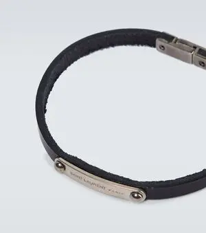 Saint Laurent Leather Bracelet
