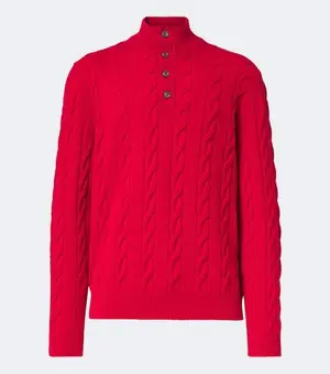 Kiton Cable-knit Cashmere Sweater