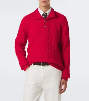 Kiton Cable-knit Cashmere Sweater