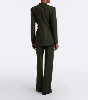 Gabriela Hearst Norman Virgin Wool Wide-leg Pants