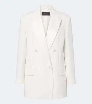 Max Mara Elegante Double-breasted Tuxedo Jacket