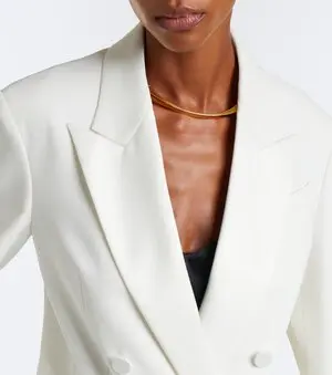 Max Mara Elegante Double-breasted Tuxedo Jacket