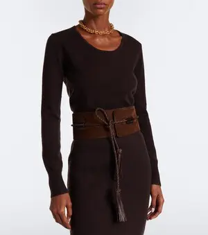 Max Mara Wool And Cashmere Sweater - Brown