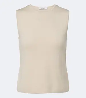 Max Mara Wool And Cashmere Sweater Vest - Beige
