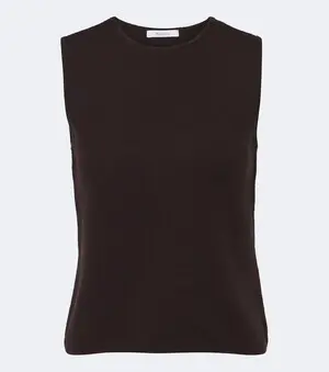 Max Mara Wool And Cashmere Sweater Vest - Brown