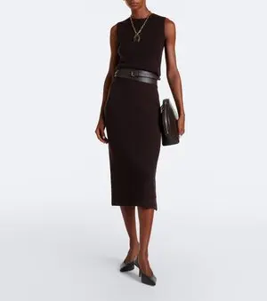 Max Mara Wool And Cashmere Sweater Vest - Brown