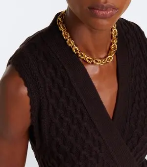 Max Mara Wool And Cashmere Wrap Cardigan - Brown