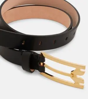 Victoria Beckham Leather Belt - Black