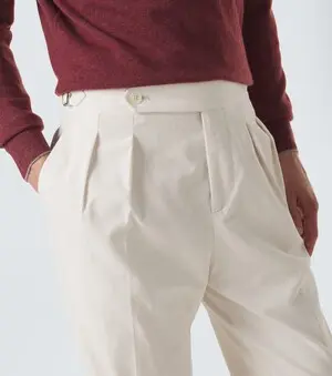 Brunello Cucinelli Cotton Corduroy Slim Pants