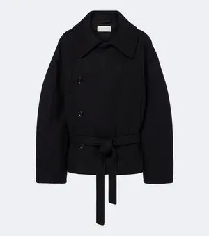 LEMAIRE Double-breasted Alpaca And Wool Coat