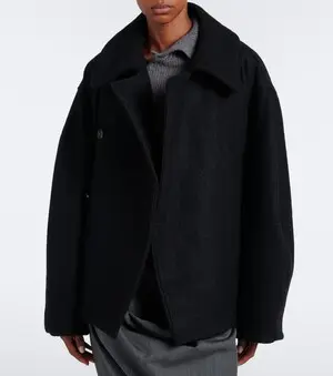 LEMAIRE Double-breasted Alpaca And Wool Coat