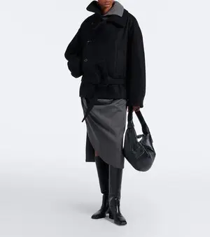 LEMAIRE Double-breasted Alpaca And Wool Coat