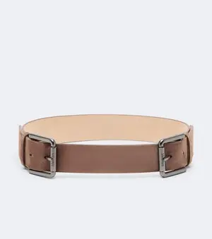 Max Mara Suede Belt - Brown