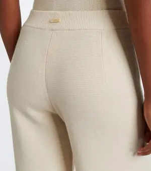 Max Mara Wool And Cashmere Wide-leg Pants