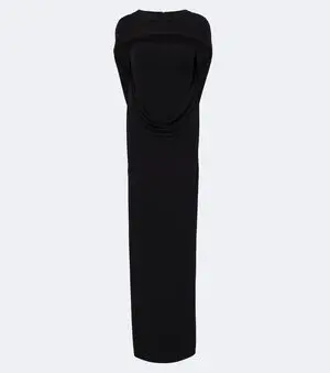 Sportmax Draped Jersey Maxi Dress