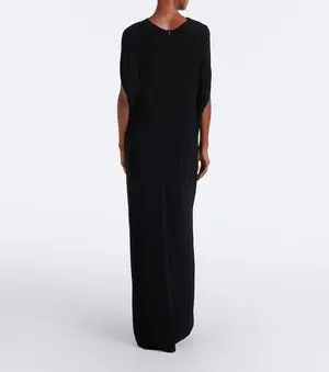 Sportmax Draped Jersey Maxi Dress