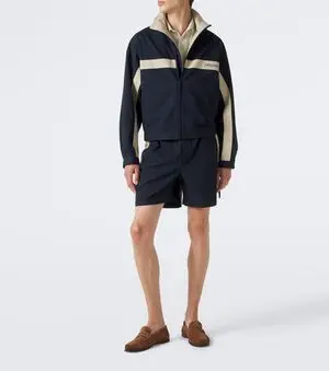 Saint Laurent Cotton Canvas Blouson Jacket