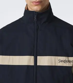Saint Laurent Cotton Canvas Blouson Jacket