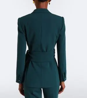 Max Mara Elegante Cady Wrap Blazer