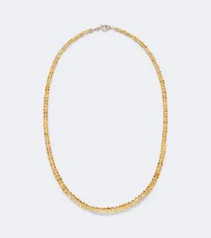 SUZANNE KALAN 18kt Pendant Necklace With Opals And Diamonds
