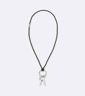 LEMAIRE Leather Pendant Necklace - Silver