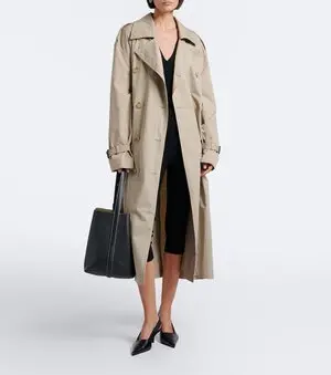TOTEME Belted Medium Leather Tote Bag