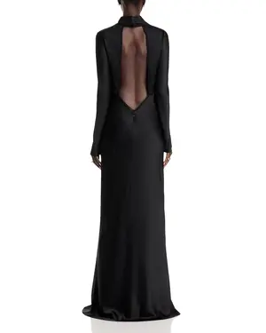 Tove Gio Silk Floor Sweeping Gown