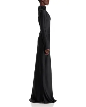 Tove Gio Silk Floor Sweeping Gown