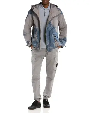 Stone Island Light Hooded Zipper Jacket