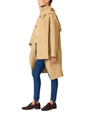 Steve Madden Caspian High Low Double Breasted Jacket