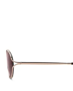 Kate Spade New York Adina Oval Sunglasses, 54mm