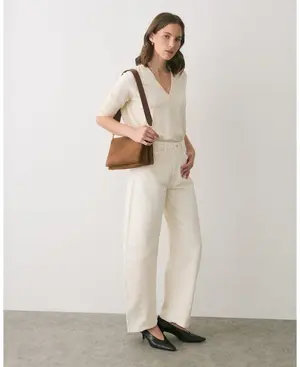 Cuyana Suede Tria Clutch