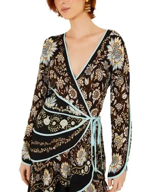 Farm Rio Daniela Mini Wrap Dress