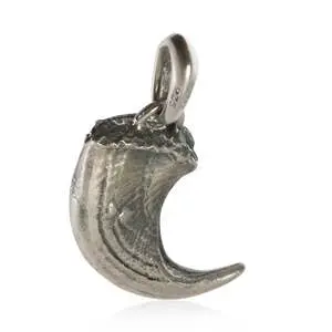 David Yurman Sterling Silver Diamond Petrvs Claw Amulet Pendant