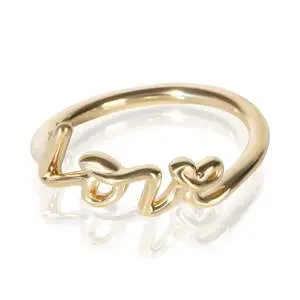 Tiffany & Co. Yellow Gold Paloma Picasso Graffiti Love Ring - Yellow_gold