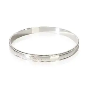 Tiffany & Co. Sterling Silver I Love You Bangle Bracelet - Sterling_silver