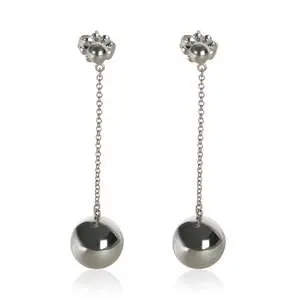 Tiffany & Co. Sterling Silver Hardwear Ball Earrings - Sterling_silver