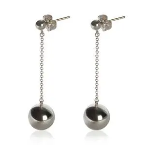 Tiffany & Co. Sterling Silver Hardwear Ball Earrings