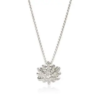 David Yurman Sterling Silver Diamond Starburst Pendant - Sterling_silver