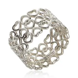 Tiffany & Co. Sterling Silver Paloma Picasso Crown Of Hearts Ring