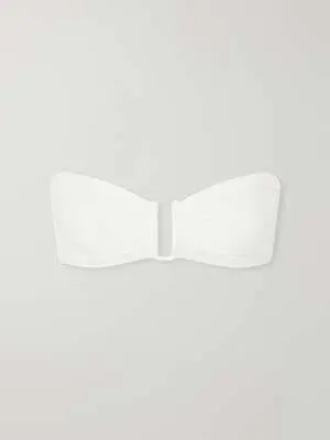 ERES Duni Strapless Bikini Top - White