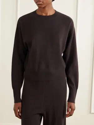 Le Kasha Menorca Cropped Cashmere Sweater - Purple