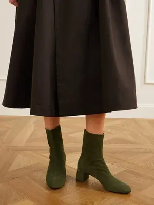 AQUAZZURA Saint Honoré 50 Suede Boots