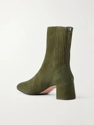 AQUAZZURA Saint Honoré 50 Suede Boots