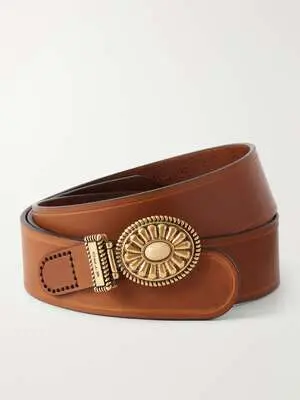 Etro Leather Belt - Tan