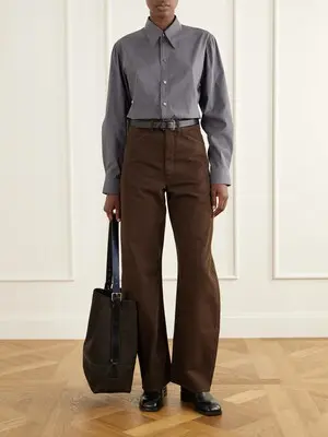 LEMAIRE Lemiare Belted Nubuck Leather Tote