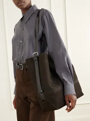 LEMAIRE Lemiare Belted Nubuck Leather Tote