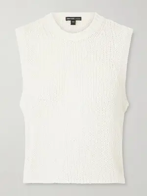 JAMES PERSE JAMES PERSE Knitted Linen And Cotton Tank