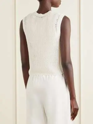 JAMES PERSE Knitted Linen And Cotton Tank