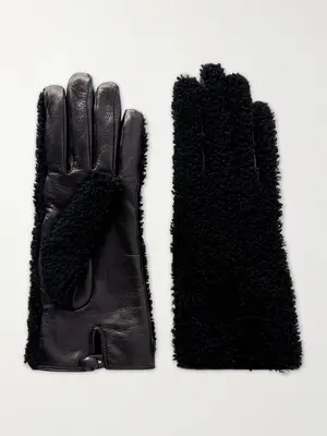 Gabriela Hearst Eglantina Shearling Gloves